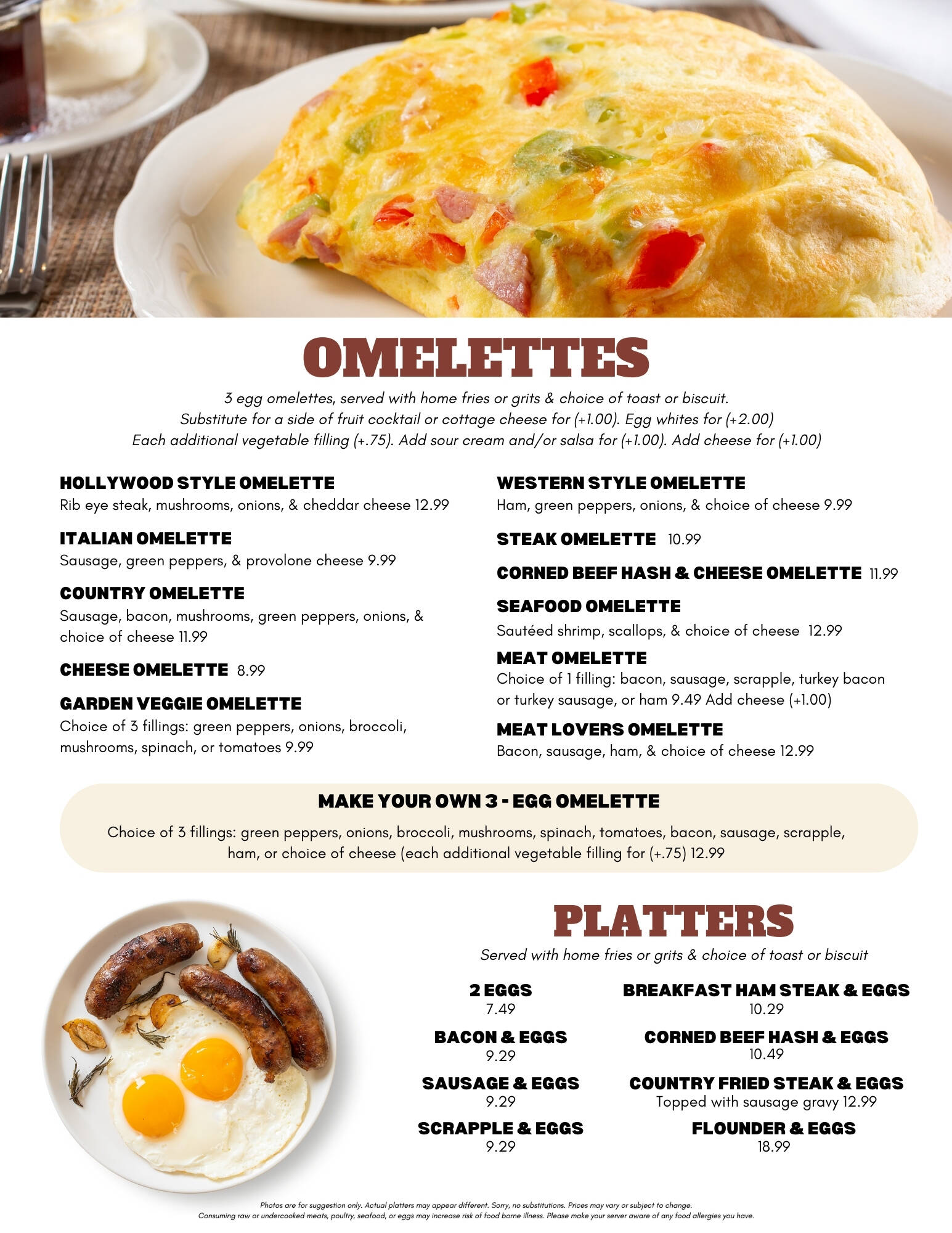 DINNER MENU