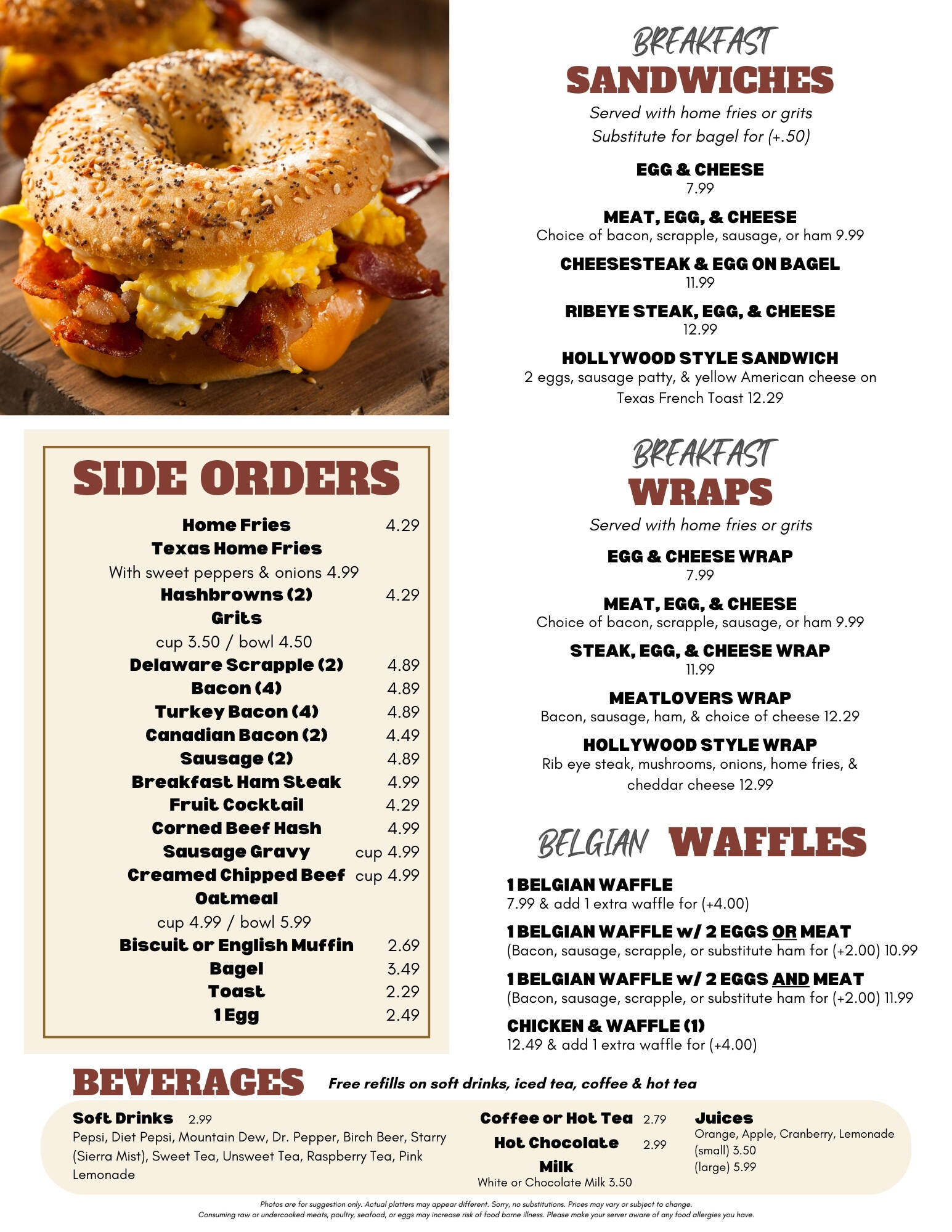 DINNER MENU